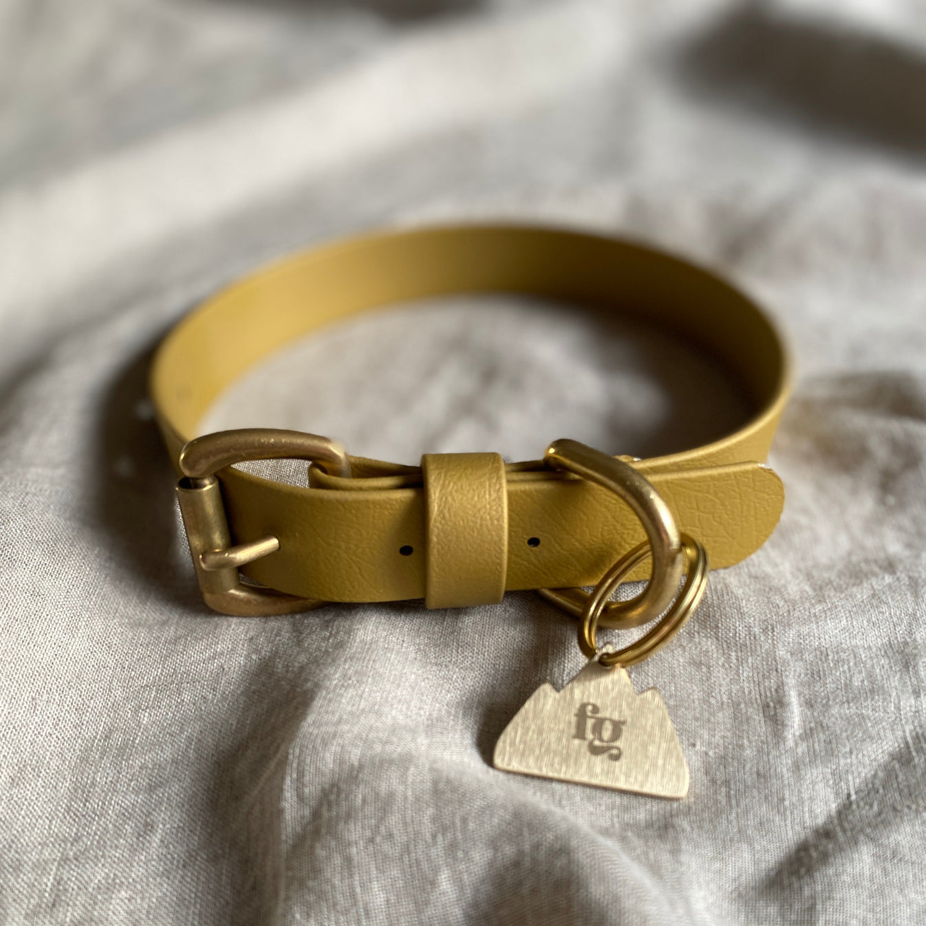 Gold BioThane® Collar – Franks Goods