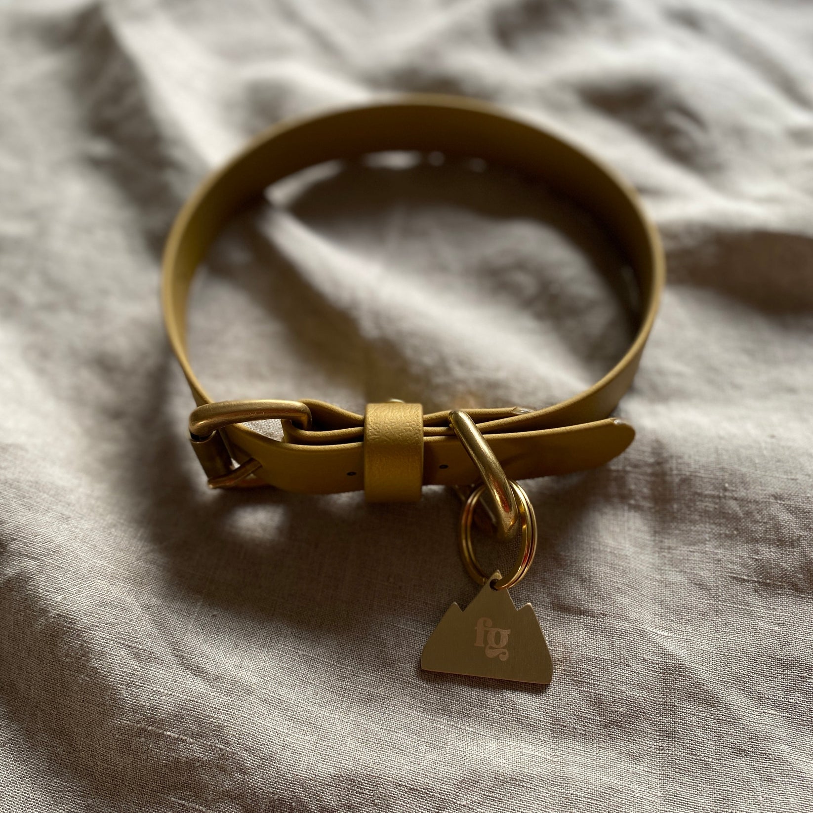 Gold BioThane® Collar – Franks Goods